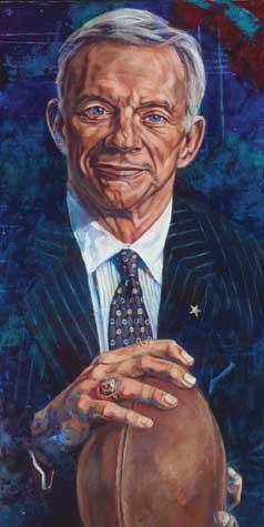 Jerry Jones autographed limited edition print – aDamnFineArtist.com