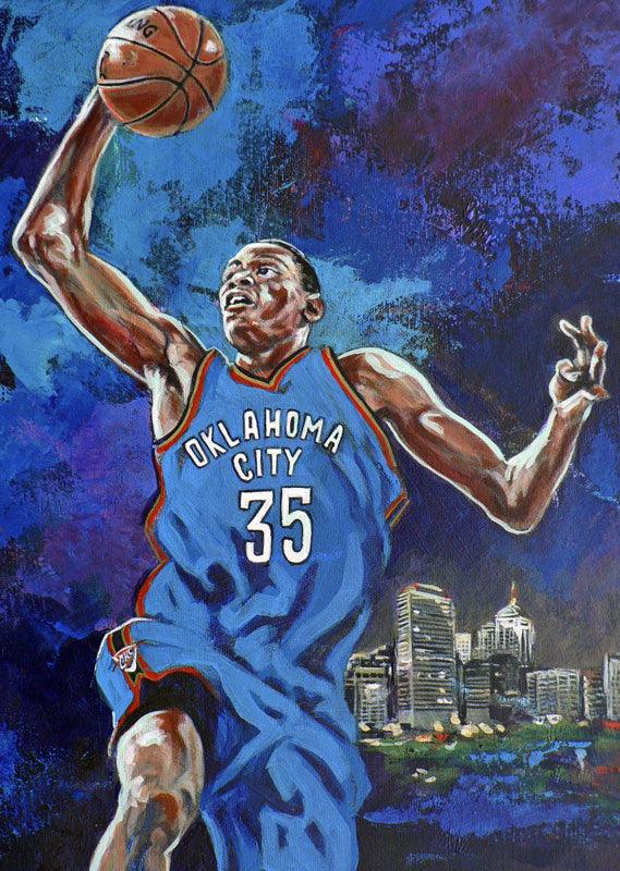 Kevin Durant Painting Art Beautiful High Quality Canvas Print Of Your