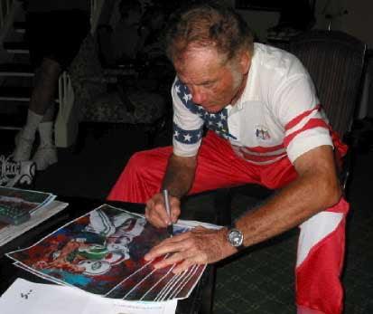 Don Maynard autographed art print – aDamnFineArtist.com