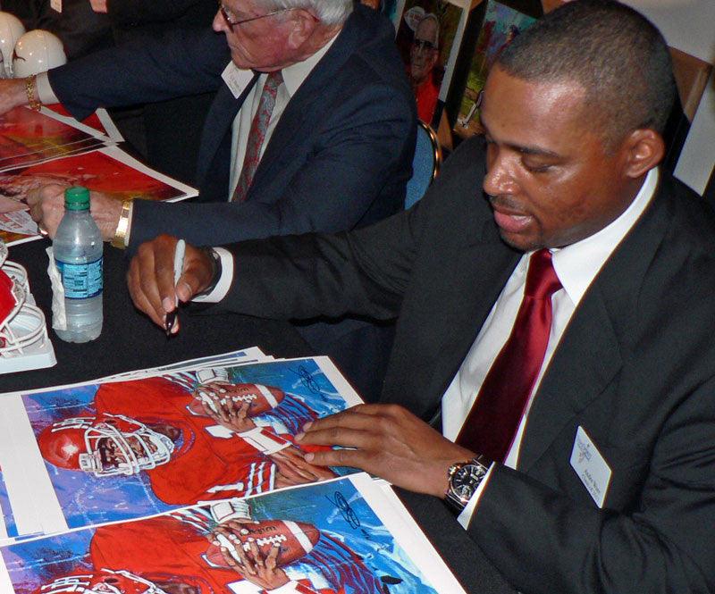Andre Ware autographed limited edition fine art print – aDamnFineArtist.com