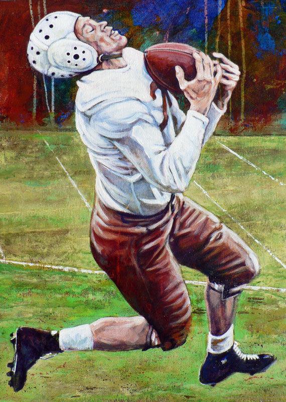 Noble Doss former University of Texas Longhorn fine art print ...