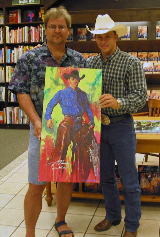 Ty Murray autographed limited edition print signed by Murray ...