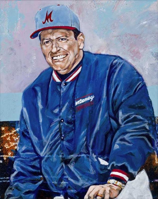 Bobby Moegle original painting by Robert Hurst autographed by Moegle ...