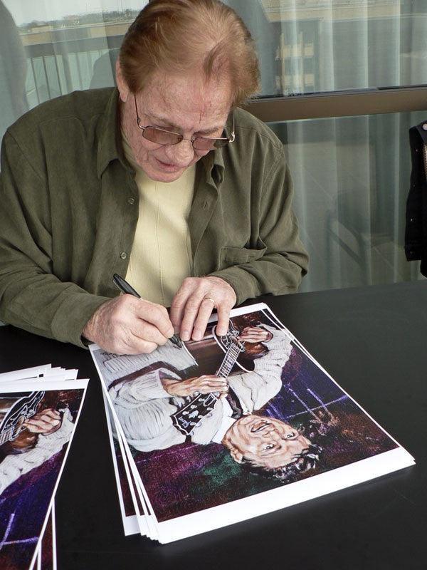 Bruce Channel autographed limited edition fine art print signed by Cha ...