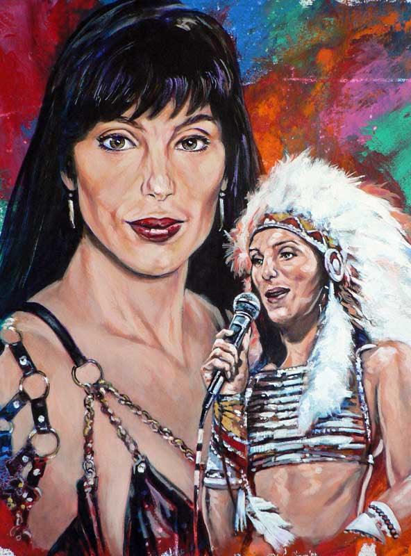 Cher fine art print – aDamnFineArtist.com
