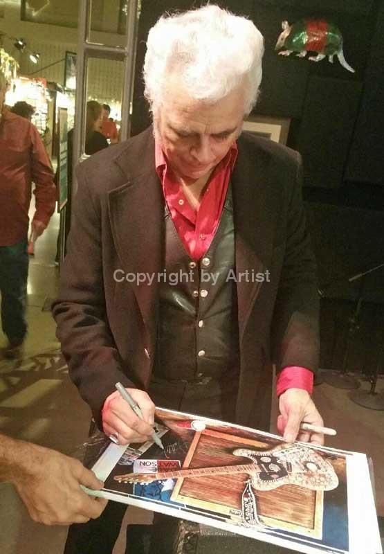 Dale Watson's Coin Guitar autographed fine art print signed by Watson ...