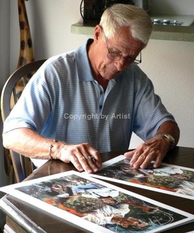 Emory Bellard autographed limited edition print – aDamnFineArtist.com