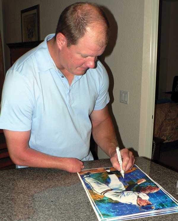 Jim Abbott - Michigan autographed limited edition print ...