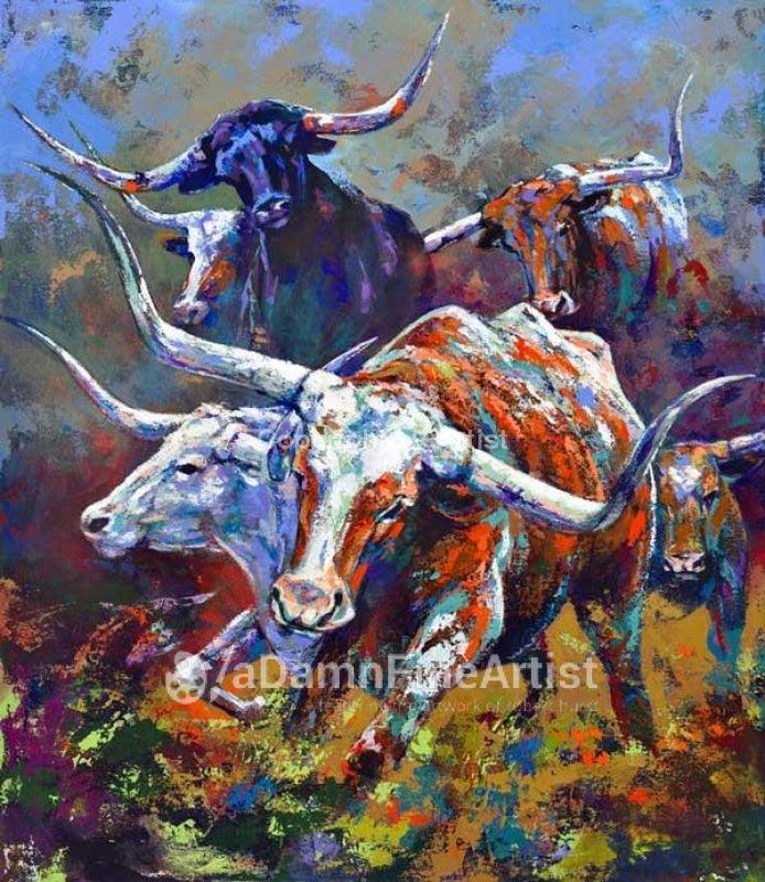Bevo #15 (Bevo XV) limited edition canvas giclee print with size optio ...