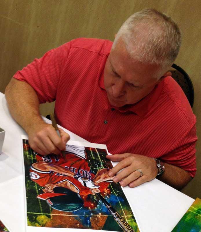 Mike Fiore - University of Miami autographed fine art print signed by ...