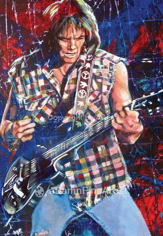 Neil Young fine art print – aDamnFineArtist.com
