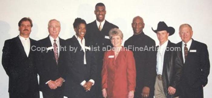 Red Cashion autographed limited edition print signed by Cashion ...